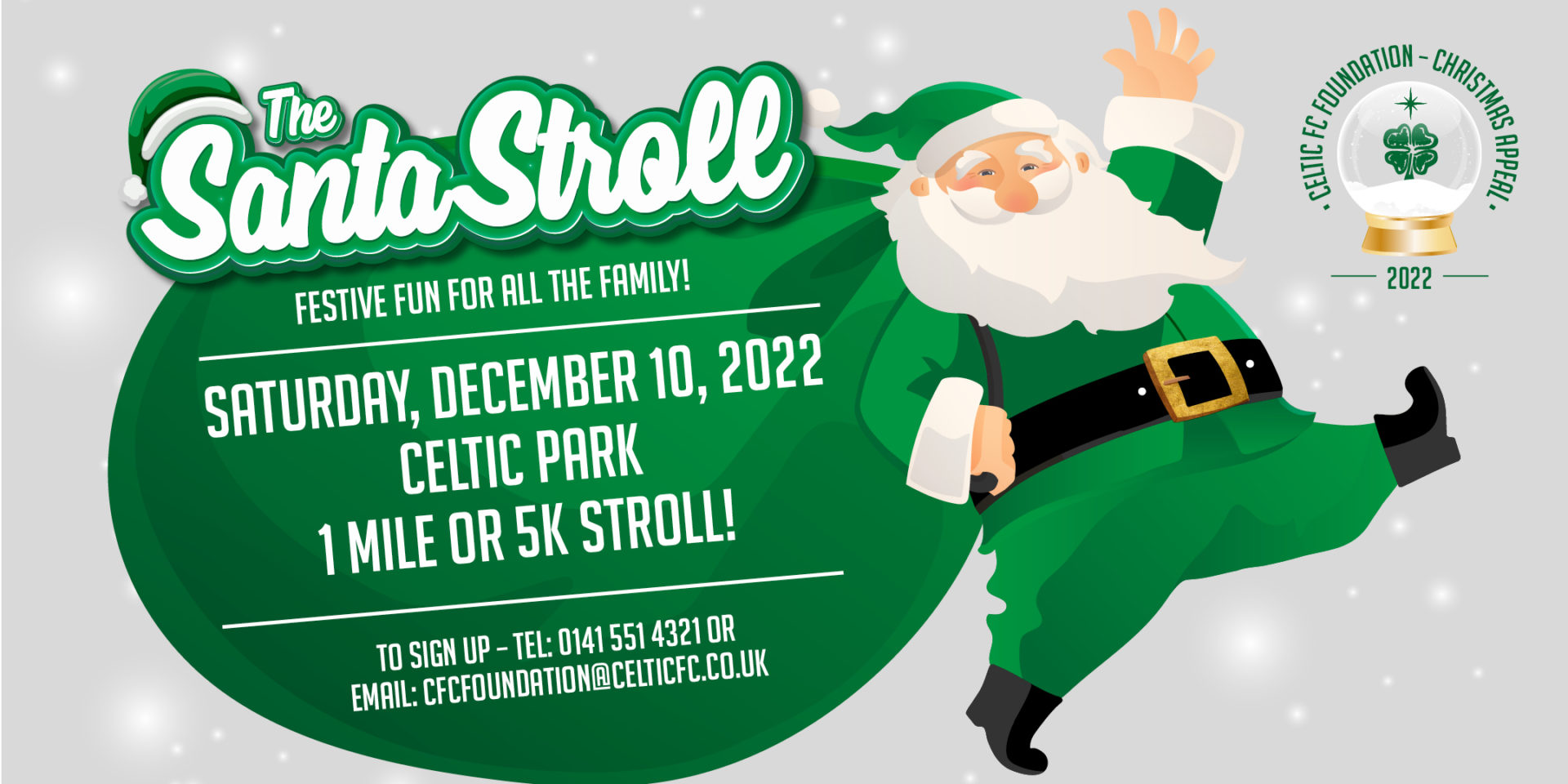 The Santa Stroll | Celtic FC Foundation | charity.celticfc.net