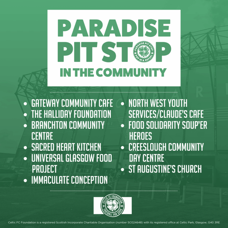 Celtic FC Foundation Expands Paradise Pit Stop Through Community Delivery Partners | Celtic FC ...